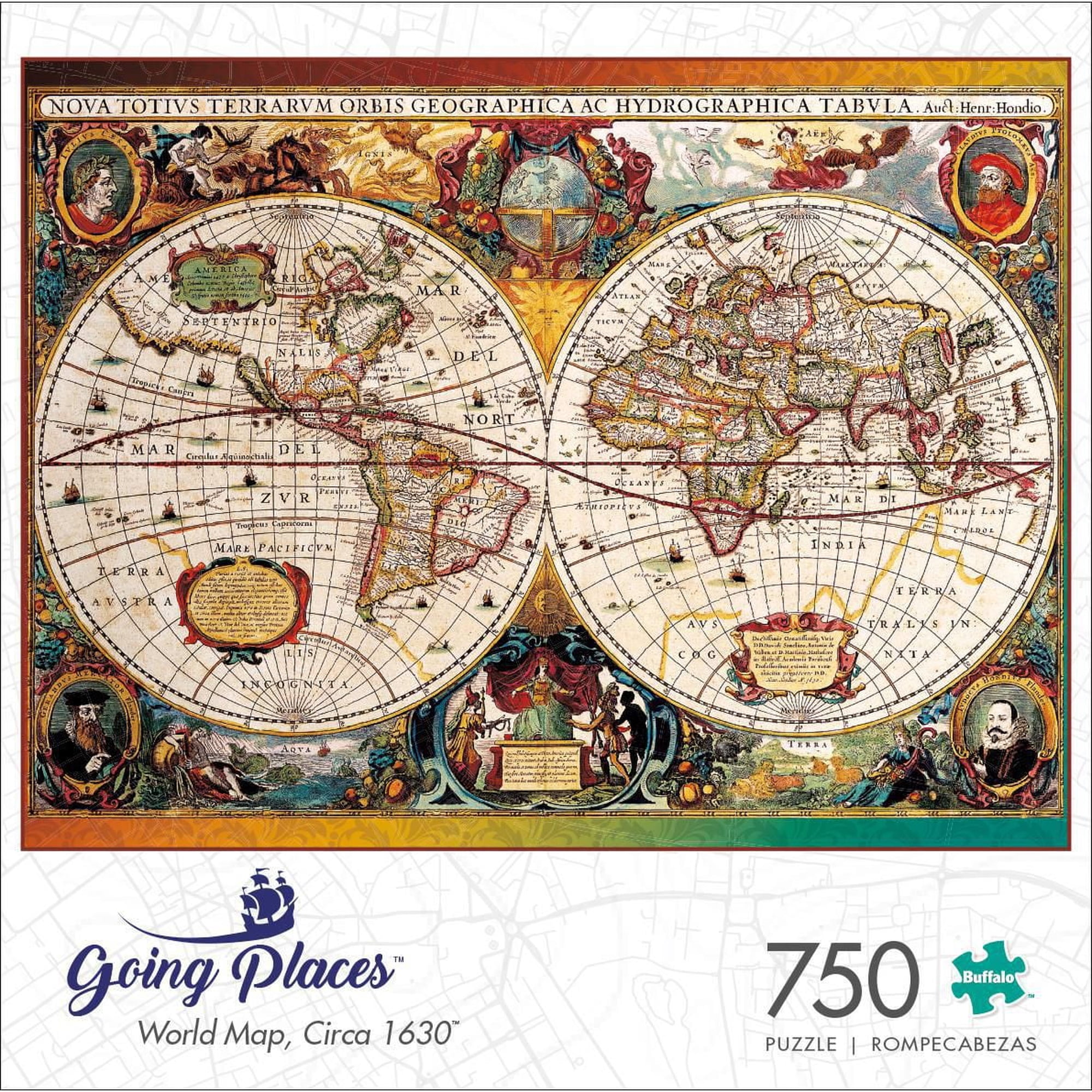 Click here for Buffalo Games Going Places World Map  Circa 1630... prices