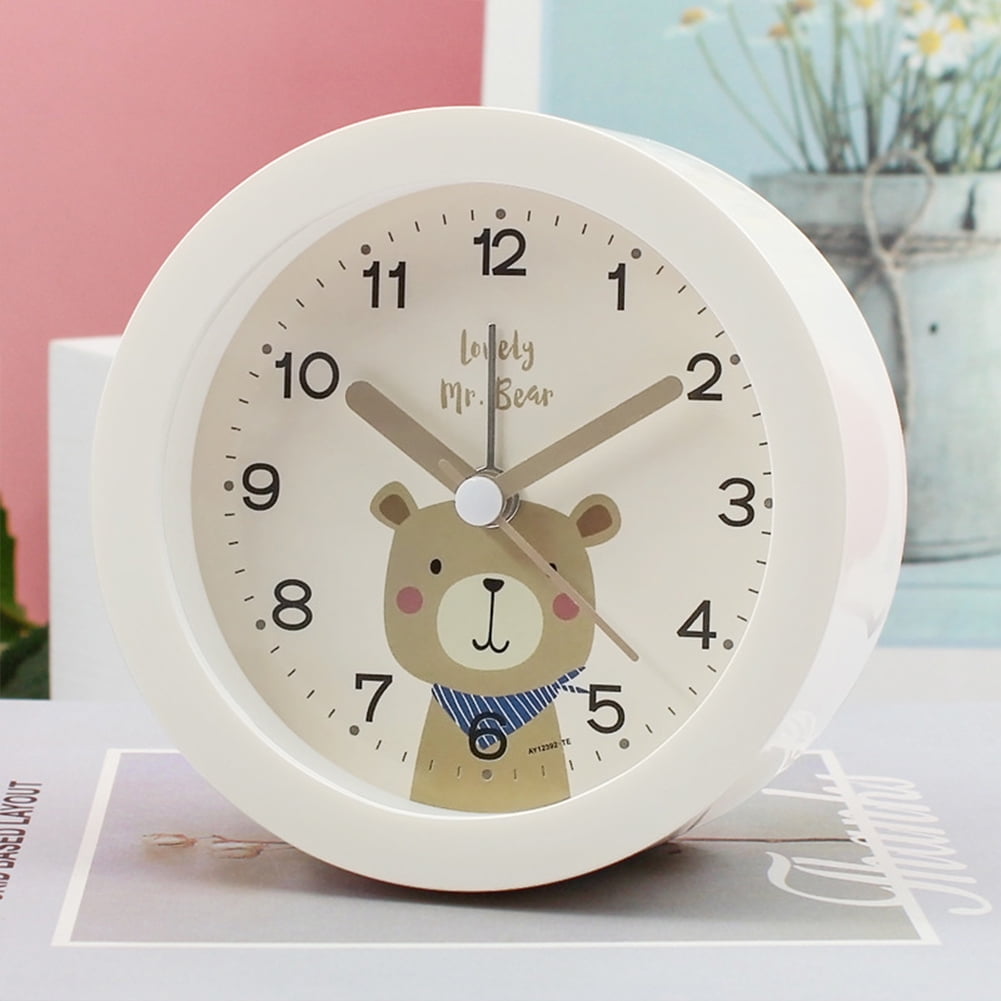 Kids Alarm Clock,Cute CartoonAlarm Clock,Portable Silent Alarm Clocks ...