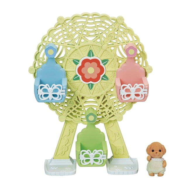 Calico Critters Baby Ferris Wheel, Dollhouse Playset with Figure ...