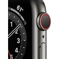 Restored Apple Watch Series 6 40mm LTE Space Black Titanium Case Black ...