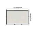 Cififendec No Drill Mesh Pet Safety Gate, 43.31"×23.35", Portable ...