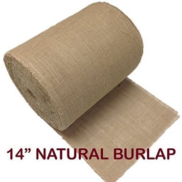 AK TRADING CO. 120-Inch Wide Natural Burlap Fabric - Perfect for ...