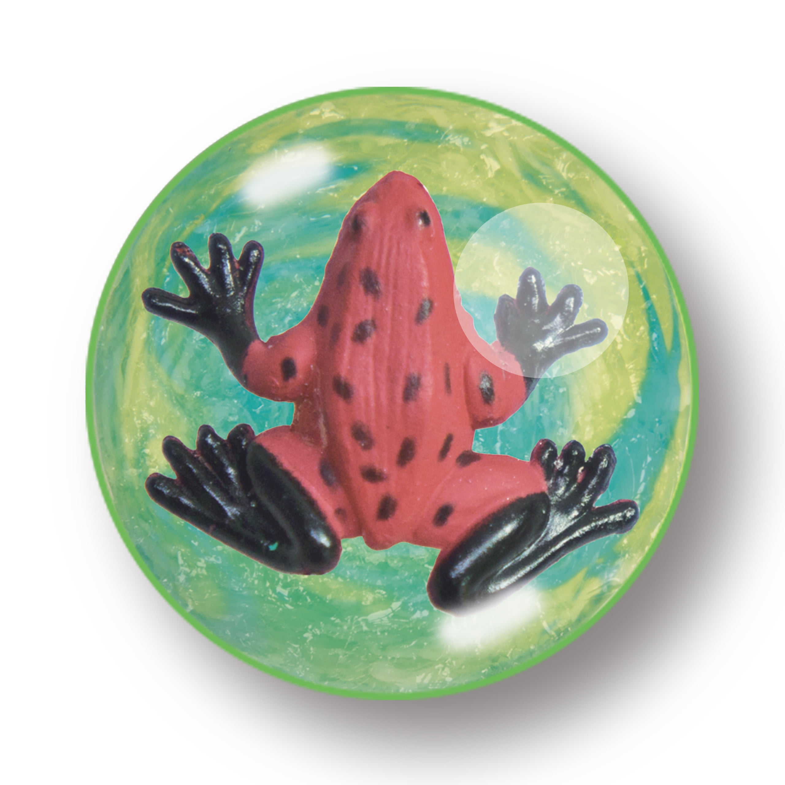 Mega Bounce - Frog from Deluxebase. A large bouncy ball with an animal ...
