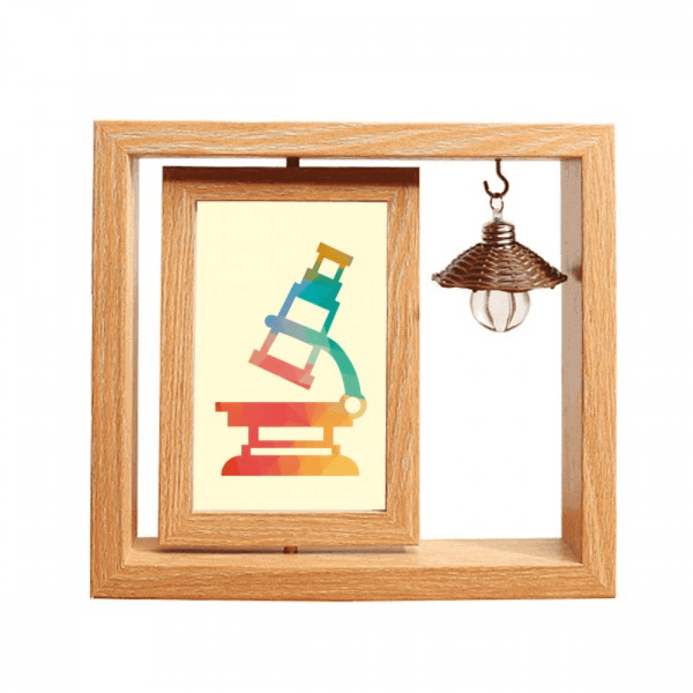 Patron de dibujos animados de microscopio quimica Marco giratorio de madera 4x6 | Bodega Aurrera ...