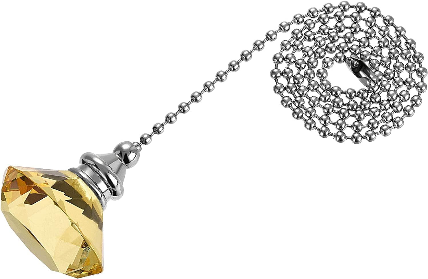 20 Inch Ceiling Fan Pull Chain, Decorative Crystal Fan Pull Chain ...