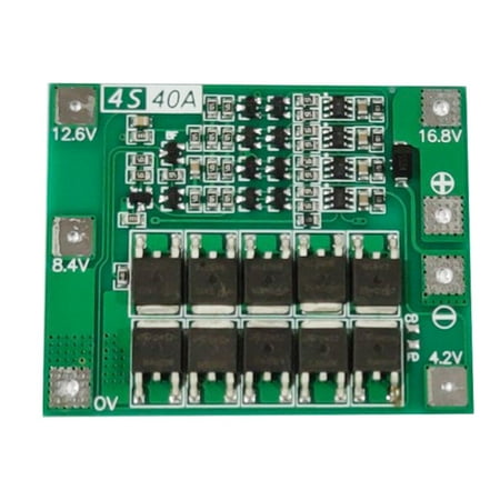 Enhanced Version 4S BMS PCB 40A Li-ion Lithium Battery Charger ...