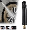 2Pcs Car Wash Nozzle, Tap Water Booster Nozzle Nipple Type Direct Spray ...