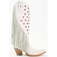 Corral Women's Star Inlay Fringe Tall Western Boot Snip Toe - C4084 8 M ...
