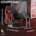 Supllueer Racing Simulator Cockpit, Fits for Logitech G920 G923 ...