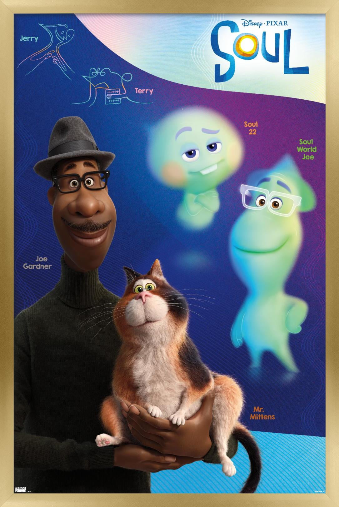 Disney Pixar Soul - Group Wall Poster, 14.725" x 22.375", Framed ...