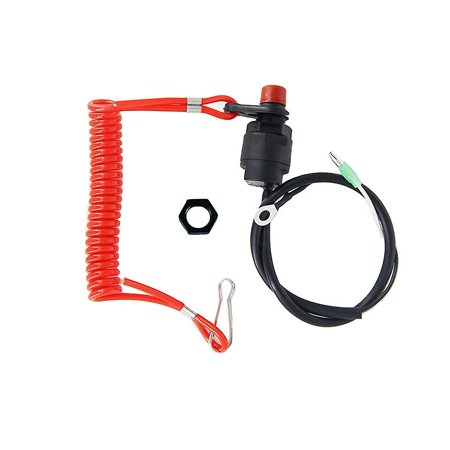 NETSENG Outboard Boat Engine Stop Kill Switch Cord Lanyard Boat Engine ...