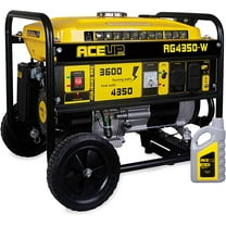 WEN 5,600-Watt Portable Generator with Wheel Kit, 224cc, Transfer ...
