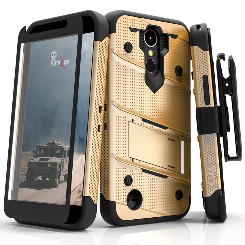 zizo bolt series compatilbe with lg k20 plus case military grade drop ...