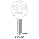 KW1-BIG Kwikset Oversize Head Key Blank - Quantity 5 - Walmart.com