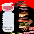 Hamburger Containers, Kitchen Organizer, Meal Prep & Freezer Storage ...