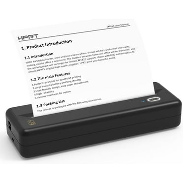 Core Innovations Pro Wireless Inkless Thermal Printer, iOS & Android ...