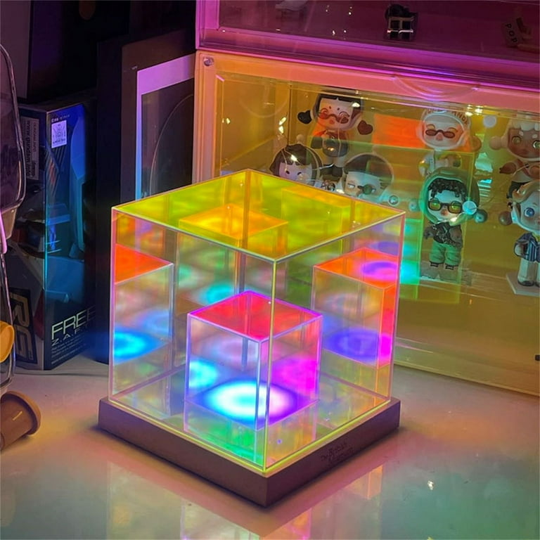 Glass Cube Table