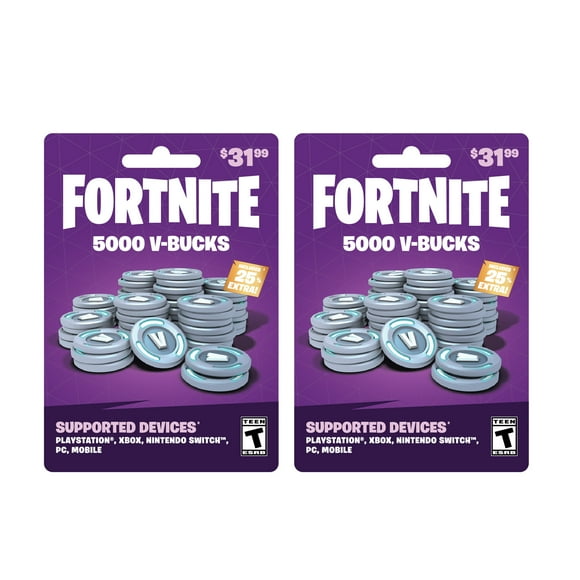 Fortnite V-bucks Card