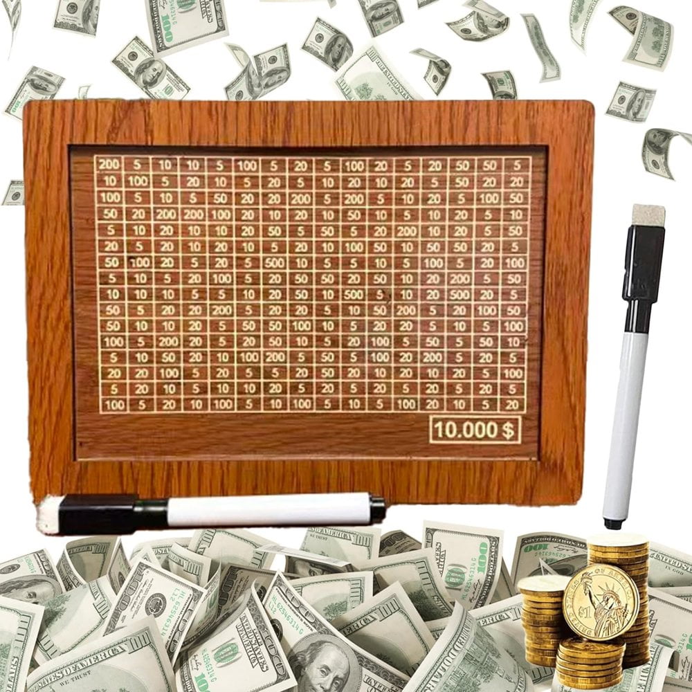 Click here for Deelleeo 10000 Cash Vault Wooden Savings Box Cash... prices
