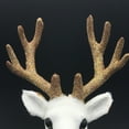 Christmas Reindeer Figurines with Glittered Antlered and Feet ...