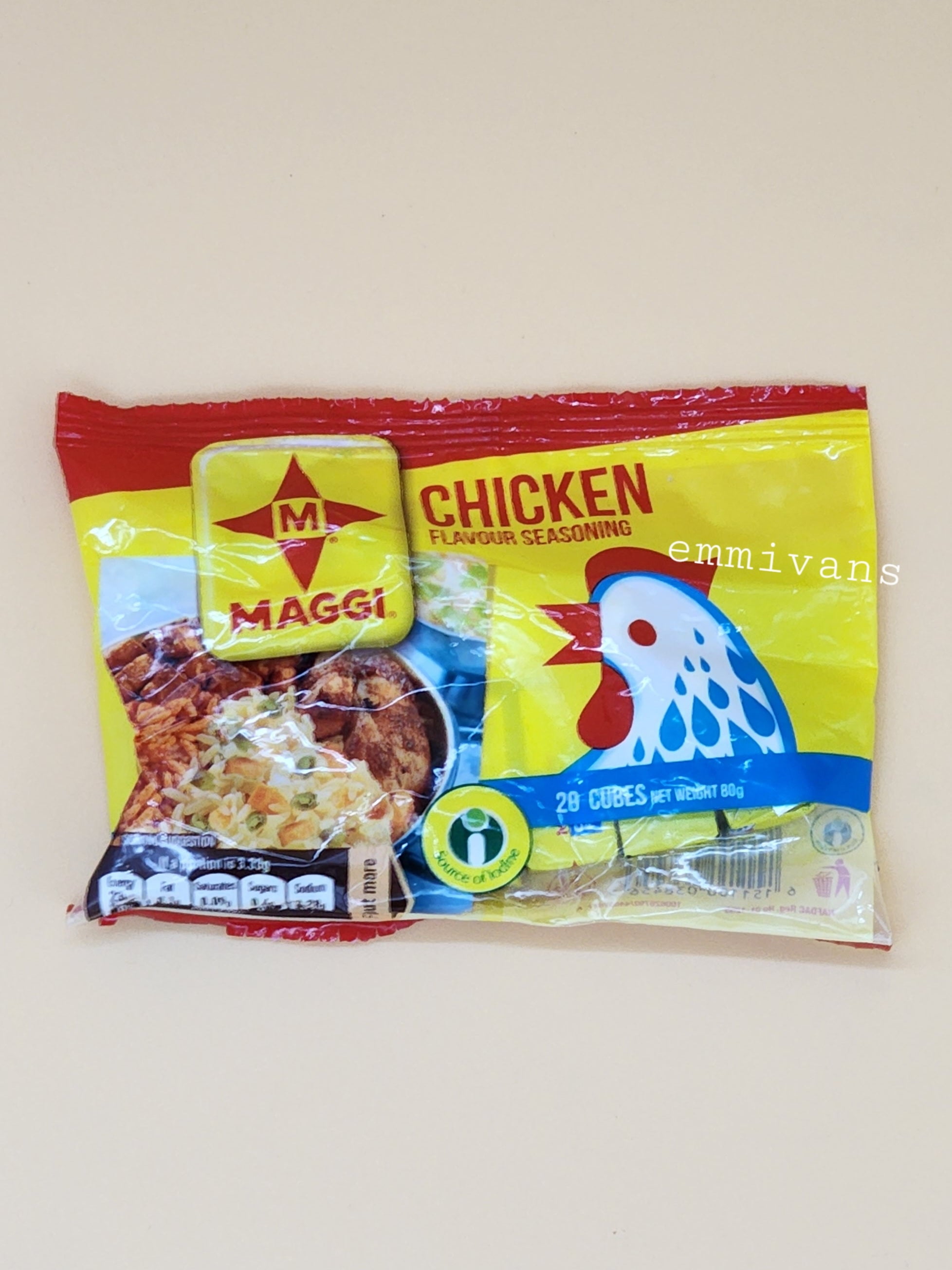 Maggi Star Cubes & Maggi Chicken Flavor Seasoning Cubes ,80g X 20 Cubes - Walmart.com