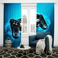 YST Gaming Curtain Set, Game Room Decor, Video Game Window Treatments ...