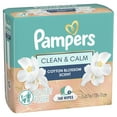 Pampers Wipes, Clean & Calm, Cotton Blossom Scent, 168 Wipes Total (3X ...