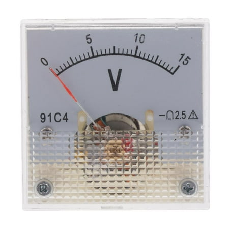 Accurate Voltage Indicator Made of Analog Pointer Display Voltmeter 0 ...
