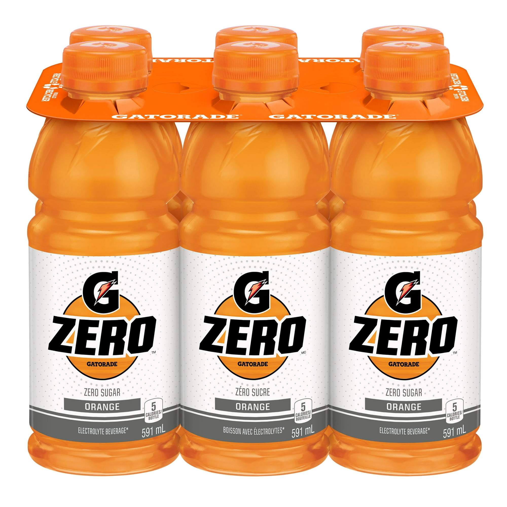 Click here for Gatorade Zero Sugar Orange Electrolyte Beverage 6... prices