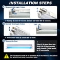 T8 F1515W U/V BL CFL Compact Light Bulb, Replacement Straight Tube for ...