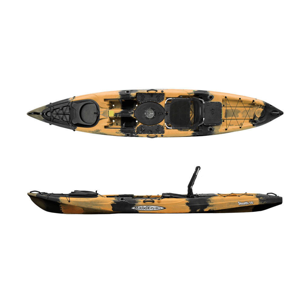 Stealth-14 Sit on Top Fishing Kayak, 14 Foot - Walmart.com - Walmart.com
