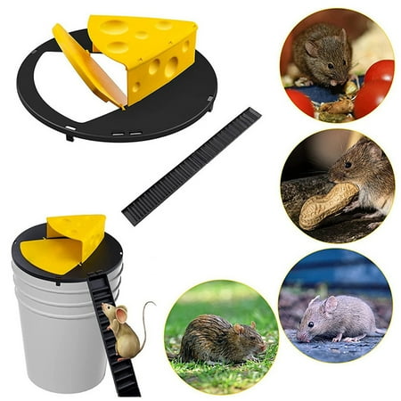 Auto Reset Recycled Mousetrap Plastic Flip Slide Indoor Outdoor Bucket ...