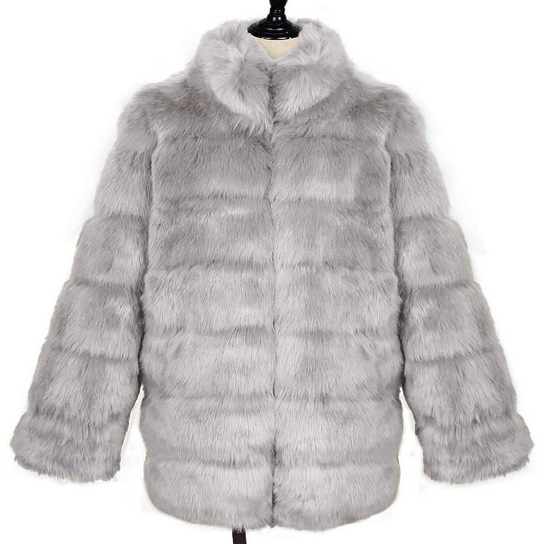Penkiiy Men's Faux Fur Short Coat Winter Leopard Warm Penkiiy Men's Faux Fur Short Coat Winter Leopard Warm