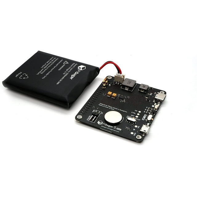 Pisugar S Pro Portable 5000 mAh UPS Lithium Battery Power Module Power ...