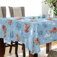 54x72in Square Printed Tablecloth Easy-Care Decorative Table Cloth for ...
