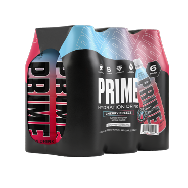 (3 pack) Prime Hydration Drink, Blue Raspberry, 16.9 fl oz 6-Pack ...