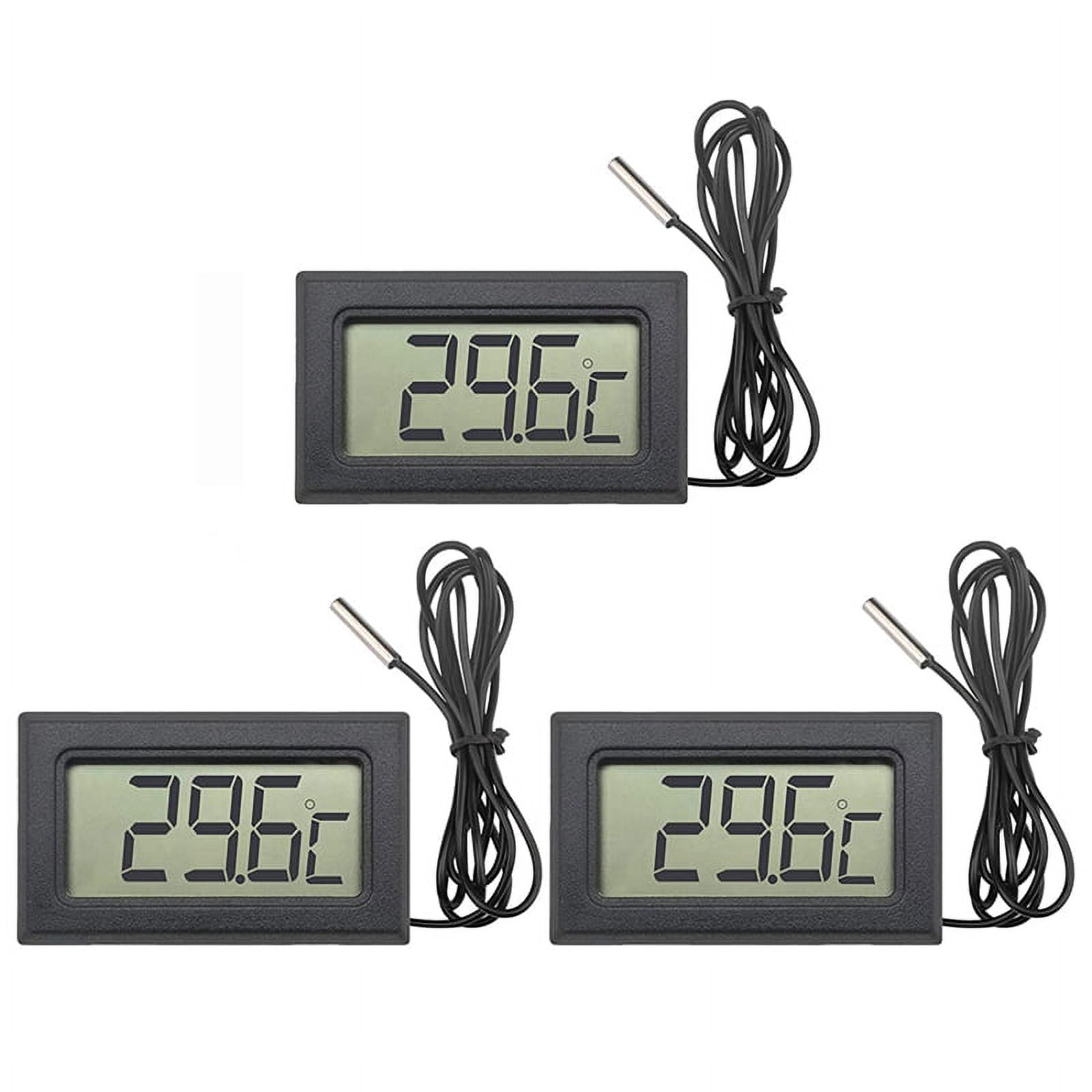 TermóMetro Digital LCD -50°C - +110°C Monitor de Temperatura con Sonda ...