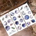 1 Set 3 Sheets 3 Styles PVC Waterproof Decorative Stickers Self ...