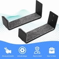 1Pair Hot Surfboard Mount Rack,Kayak Boat Wall Rack Black - Walmart.com