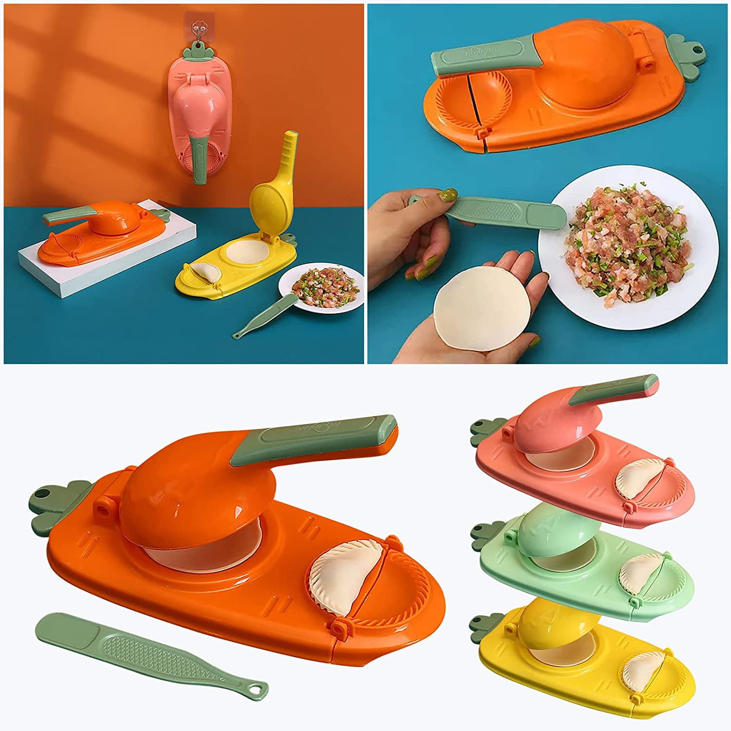 2 In 1 Dumpling Maker 2022 Kitchen Tool Dumpling Maker, Manual Dumpling ...