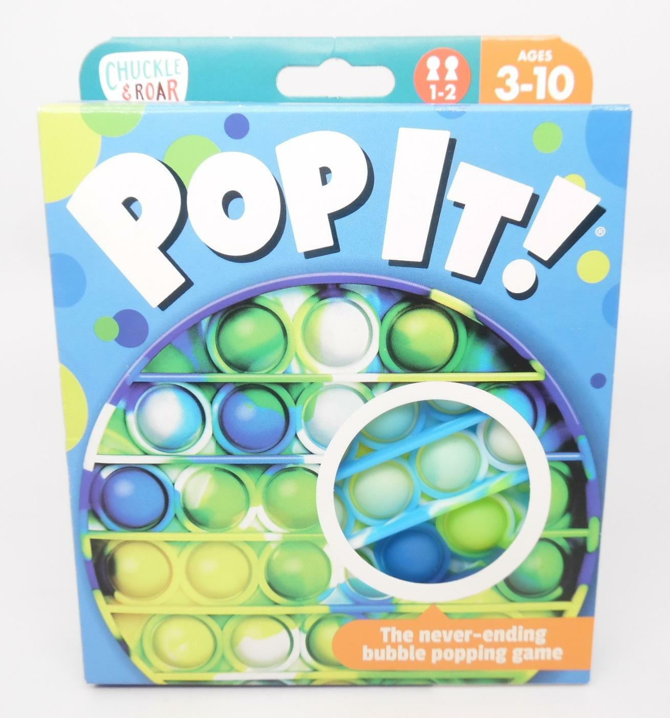 Chuckle & Roar Pop It! Blue-Green Tie Dye Bubble Popping Sensory Game ...