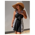 Plus Size Swimsuit for Women - Leopard Print One Piece Swimwear ...