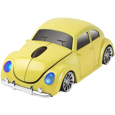 Usbkingdom 2.4GHz Sport Beetle Shape Car Mouse Wireless Mouse with USB ...