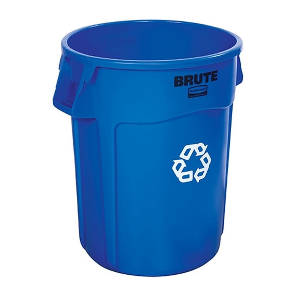 Rubbermaid Brute Blue Recycling Bin 44 Gallon - Walmart.com