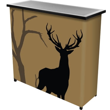 Chevrolet Indoor or Outdoor Portable Bar with 2 Shelves - Walmart.com