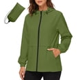 BiZtdJrK Rain Jacket Women Waterproof Lightweight Packable Raincoat ...