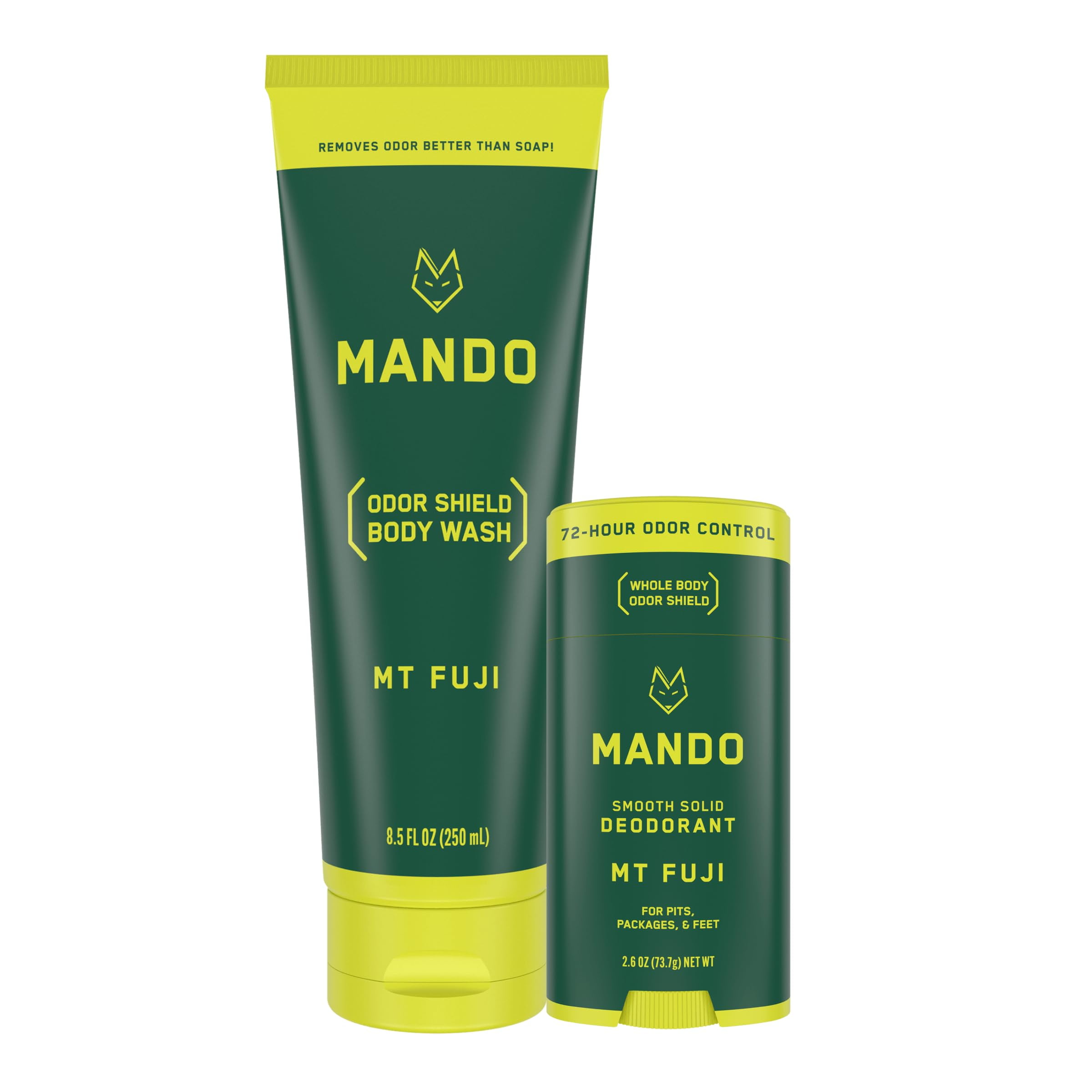 Desodorante Stick + Body Wash Mando Smooth Solid (75 ml/250 ml ...