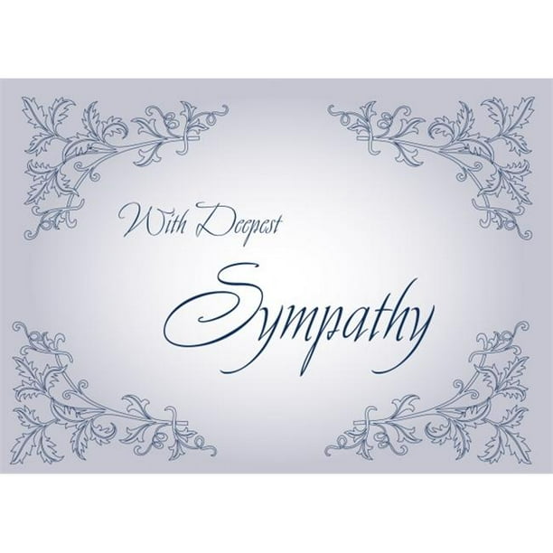 Birchcraft Studios 2060 Deepest Sympathy - Silver Lined Envelope with ...