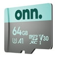 onn 64GB Class 10 U3 MicroSDXC Flash Memory Card - Walmart Business ...