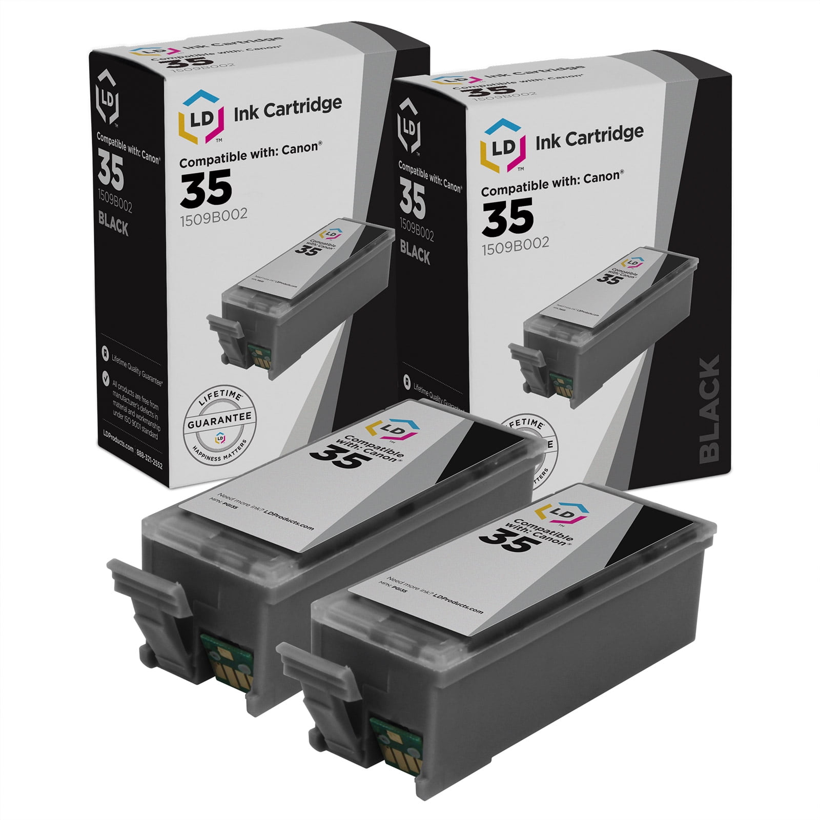 LD Products Compatible Ink Cartridge Replacement for Canon PGI35 (Black ...
